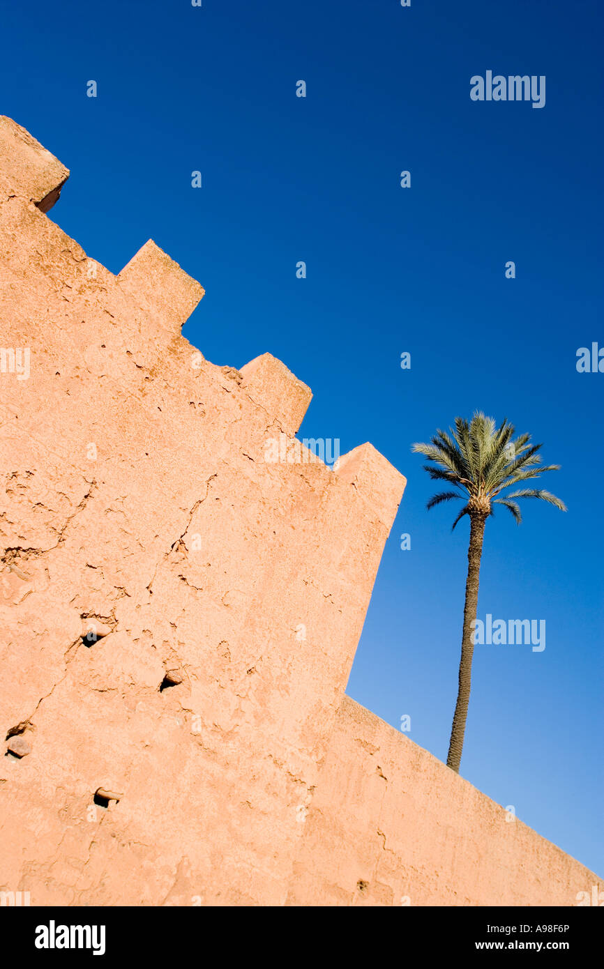La fortification Marrakech Maroc Stock Photo - Alamy