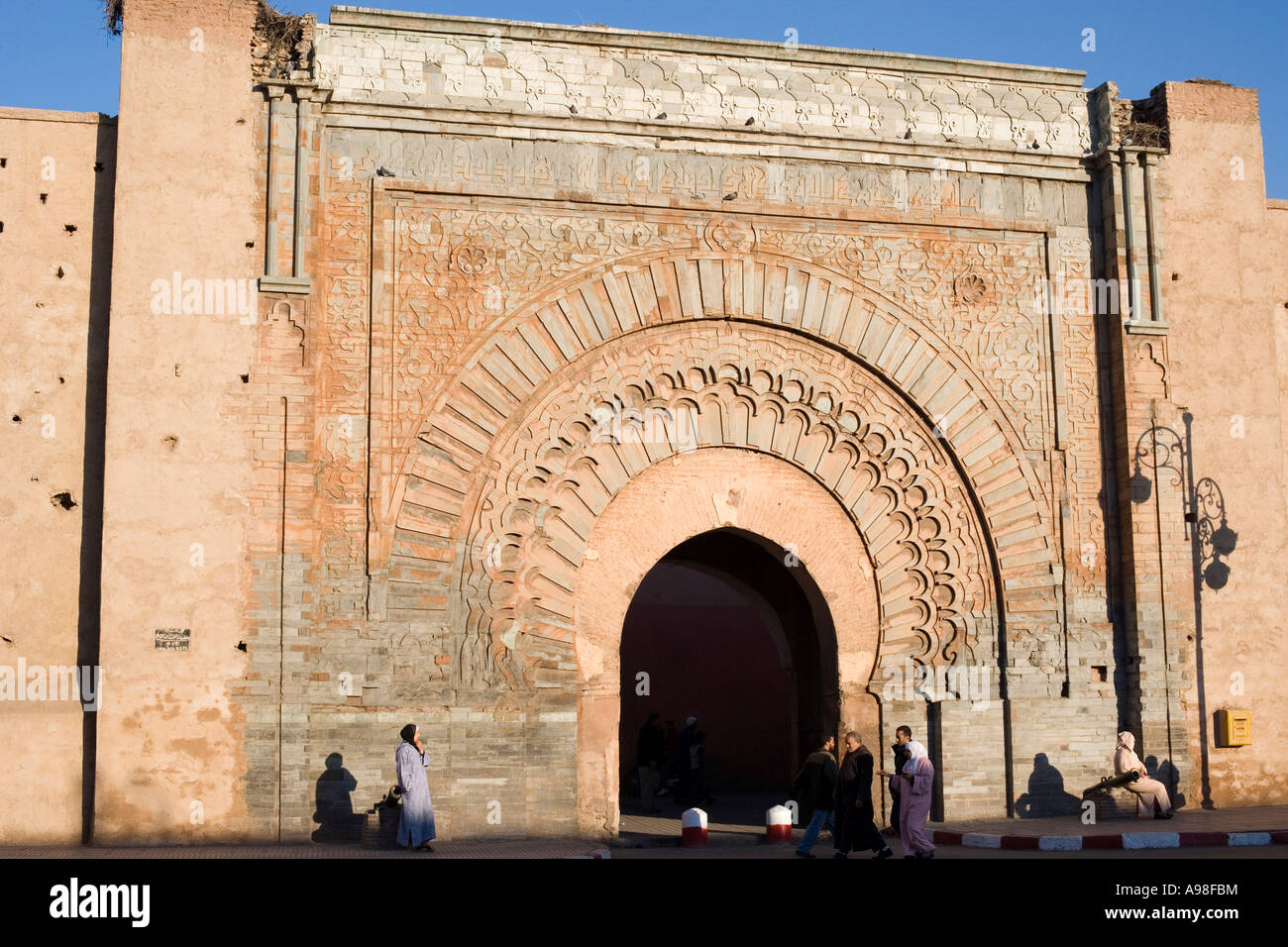 Bab Agnaou Marrakesh Marrakech morocco Stock Photo - Alamy