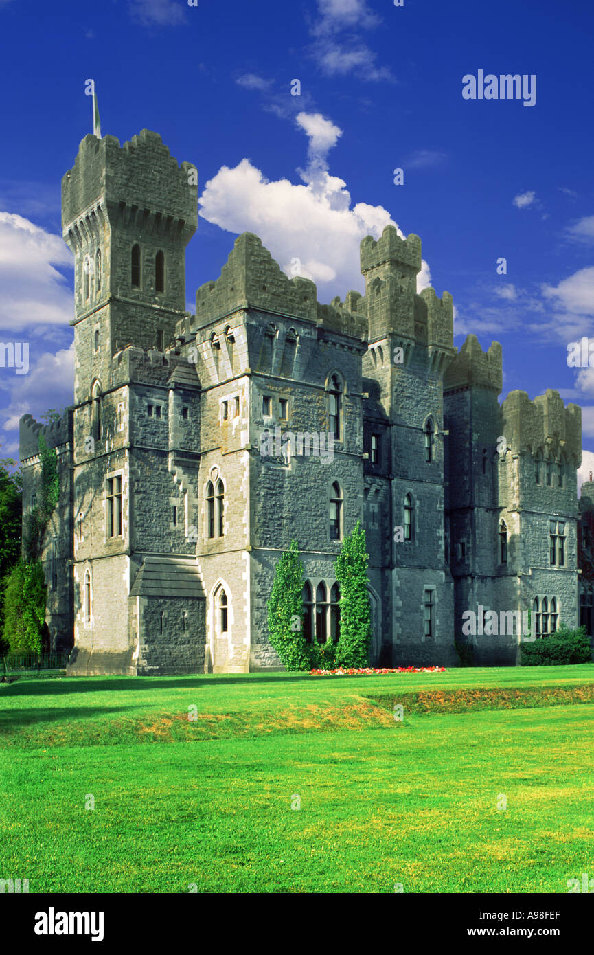 The Ashford castle and grounds Ireland Stock Photo - Alamy