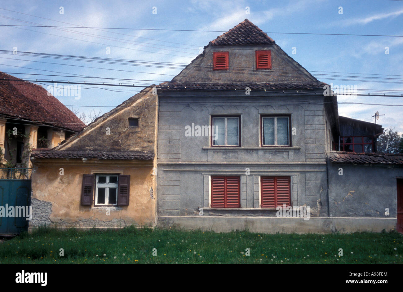 A typical Transylvanian house. This one is in the village of Prejmer ...