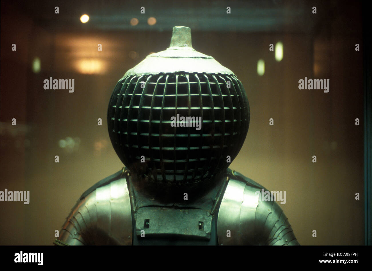 Armor armour museum helmet hi-res stock photography and images - Alamy