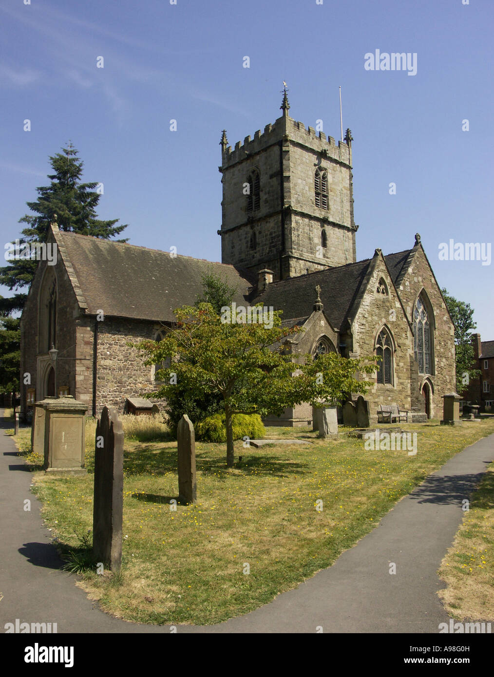 St Lawrence Church, Church Stretton, Shropshire, England, UK, United ...