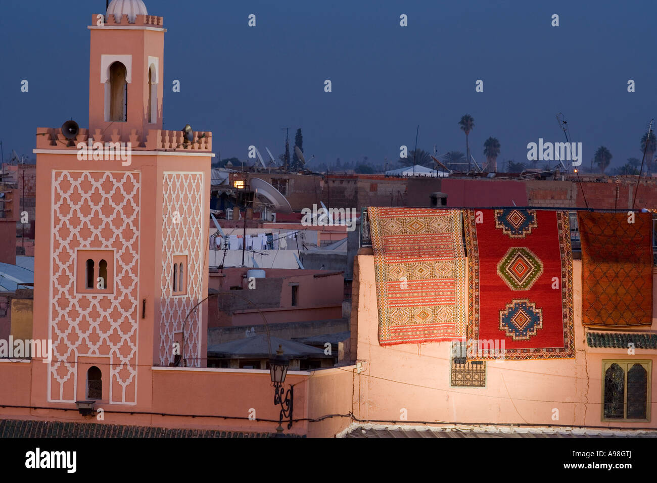 Marrakech Marrakesh medina old town Morocco Stock Photo - Alamy