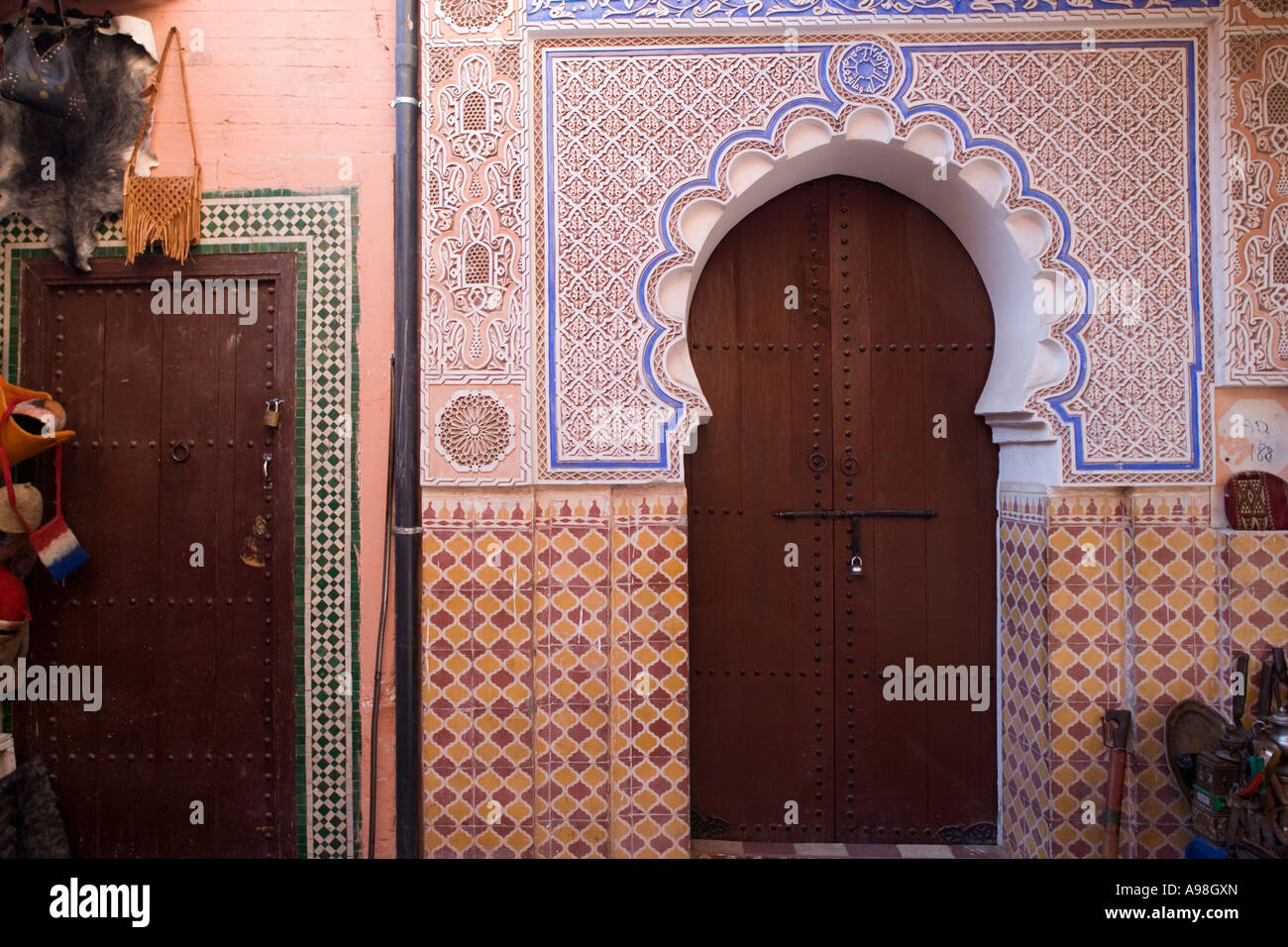 Marrakech Marrakesh medina old town Morocco Stock Photo - Alamy
