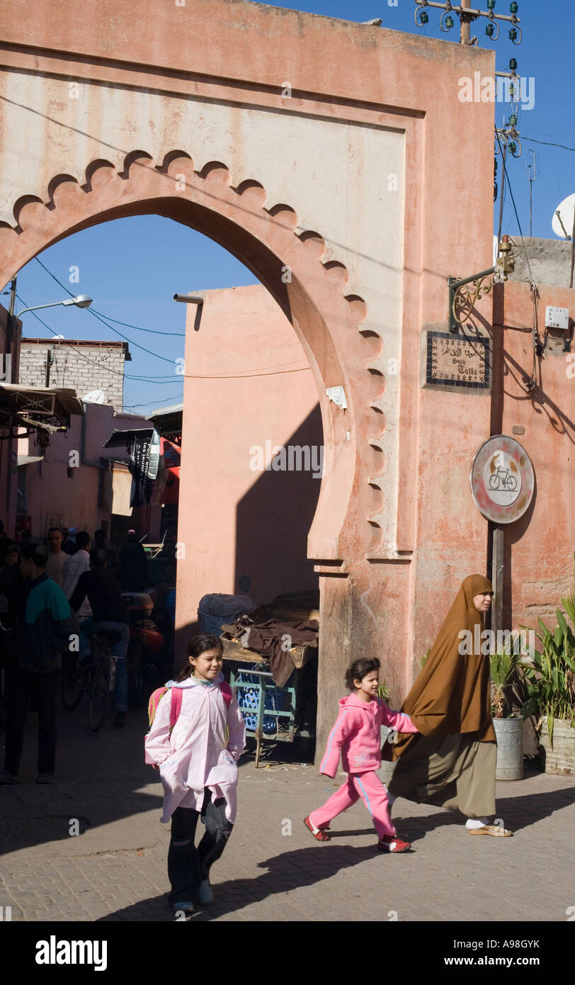 Marrakech Marrakesh medina old town Morocco Stock Photo - Alamy