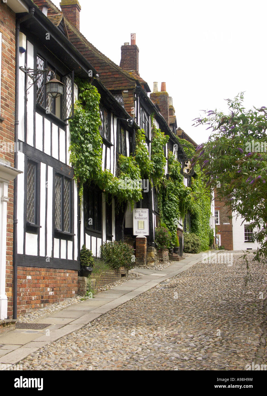 Mermaid Inn, Mermaid Street in Rye, East Sussex, England, UK, United ...