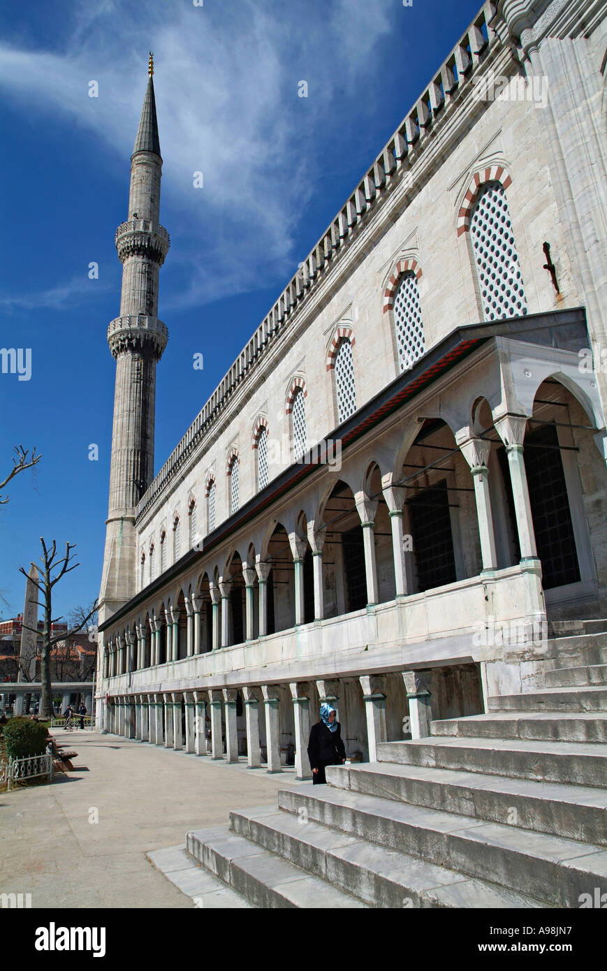 Steps to Mosque Istanbul Turkey Stock Photo - Alamy