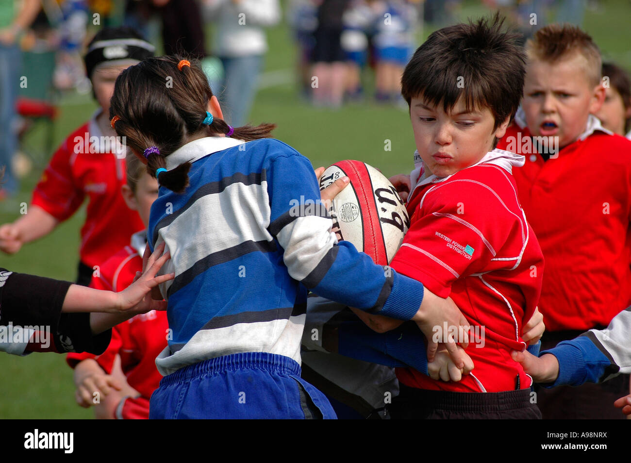 Boys Rugby Children Stock Photos & Boys Rugby Children Stock Images - Alamy