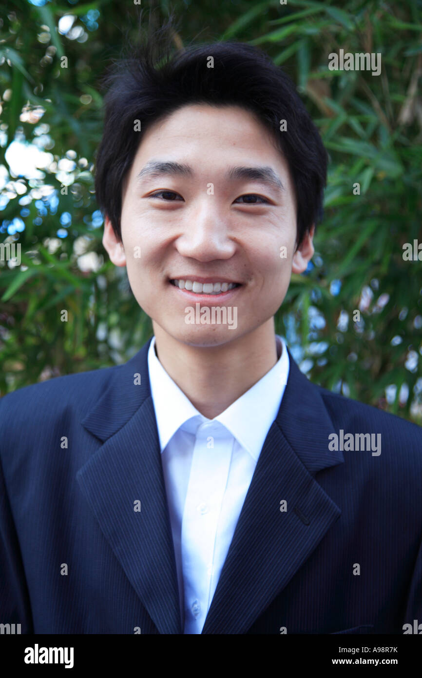 Portrait of a young Chinese man Shanghai China Stock Photo - Alamy