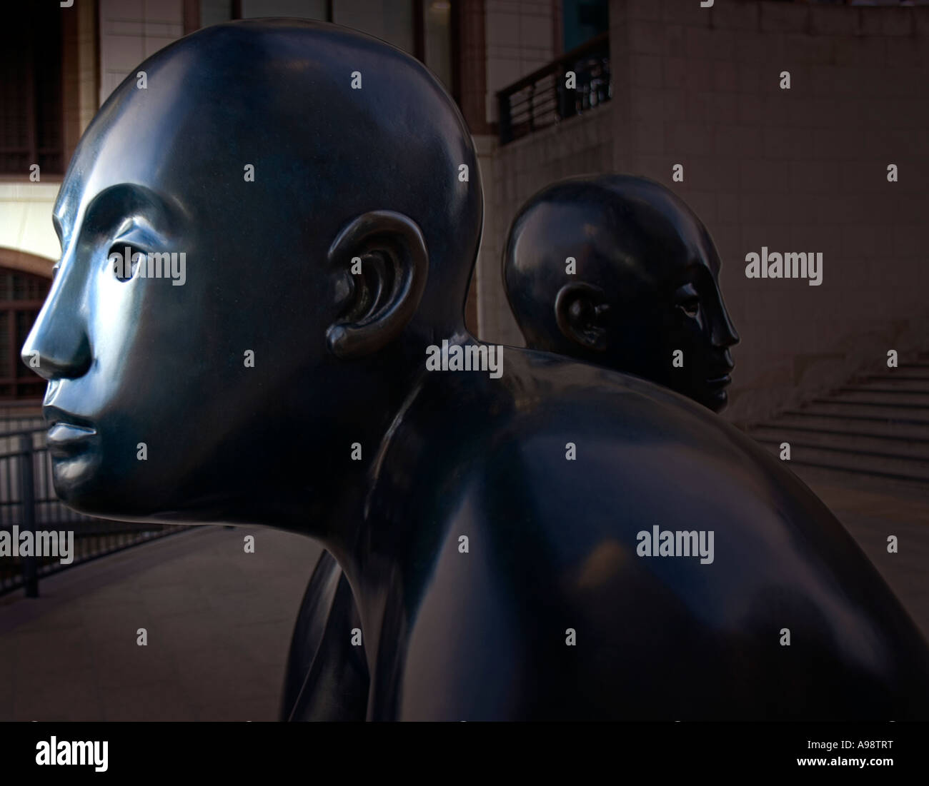 MOONLIT FACE - simulated - as depicted regarding the sculpture of Two ...