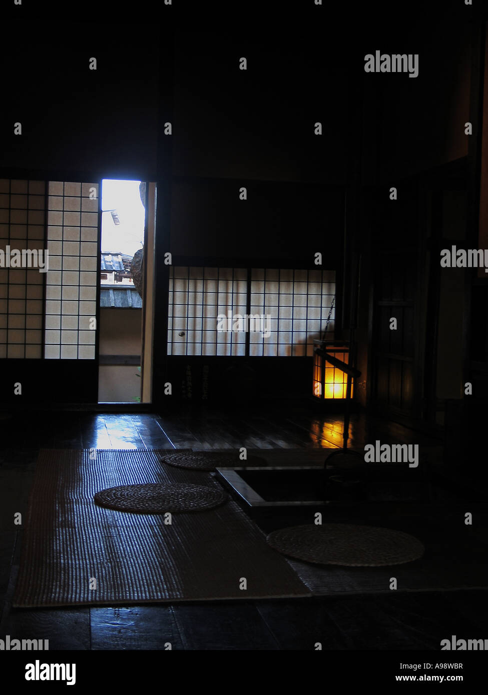 Interior of the samurai house Shiroishi Stock Photo - Alamy