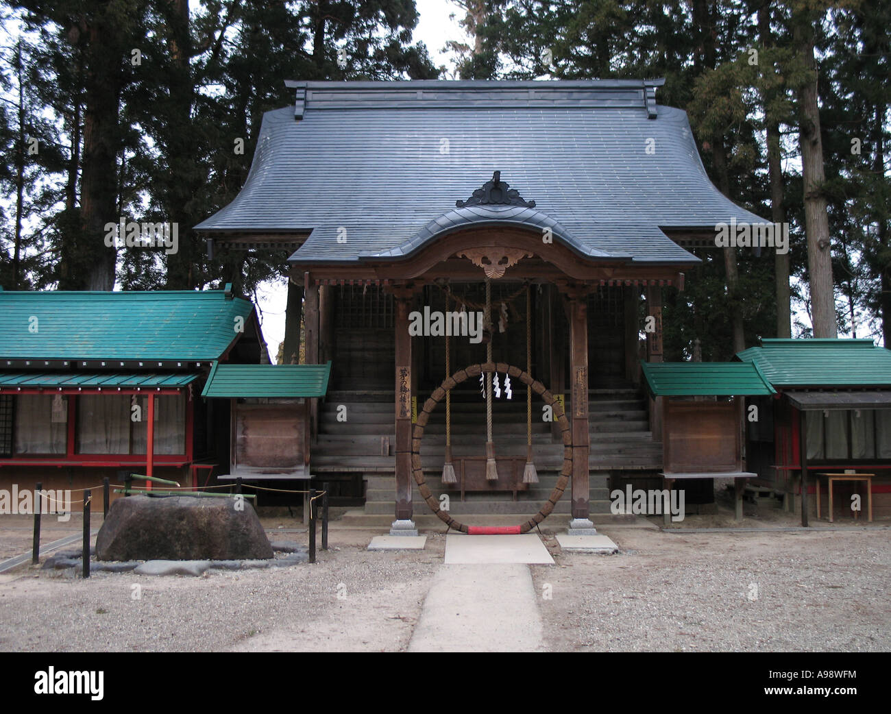 One of the temple in Chusonji temple complex Hiraizumi Stock Photo - Alamy