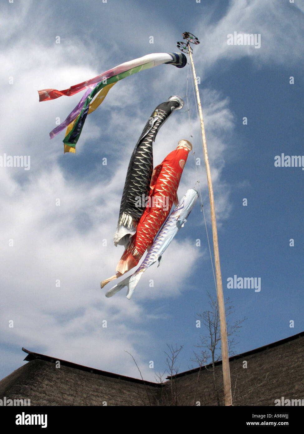 Koinobori fish japanese kite hi-res stock photography and images - Alamy
