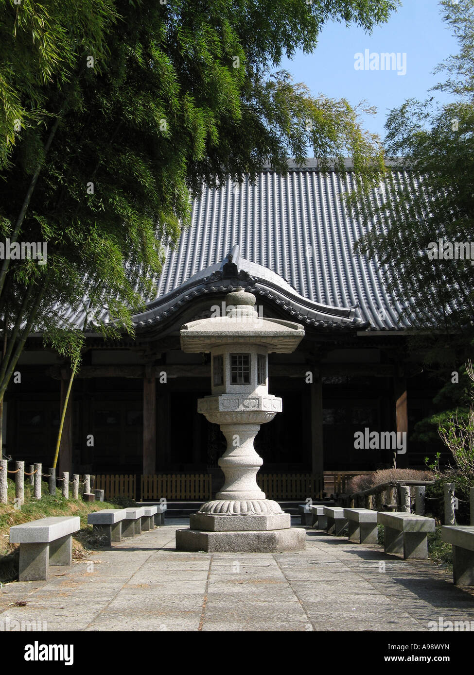 Old temple in Sendai Stock Photo - Alamy