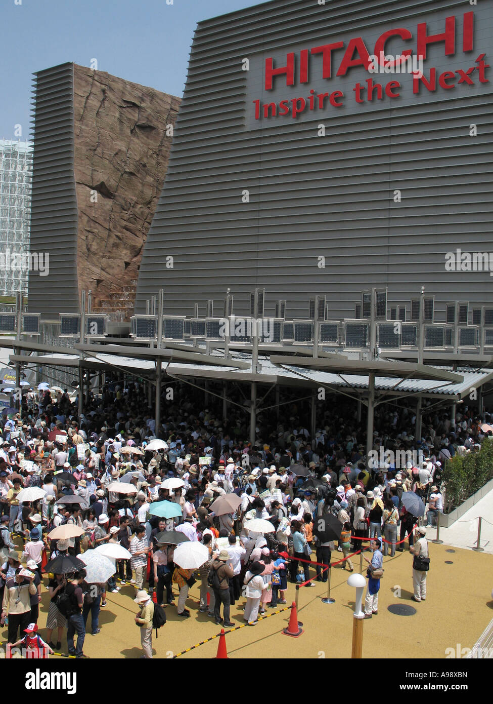 HITACHI Pavilion Inspire the Next EXPO 2005 AICHI Stock Photo - Alamy