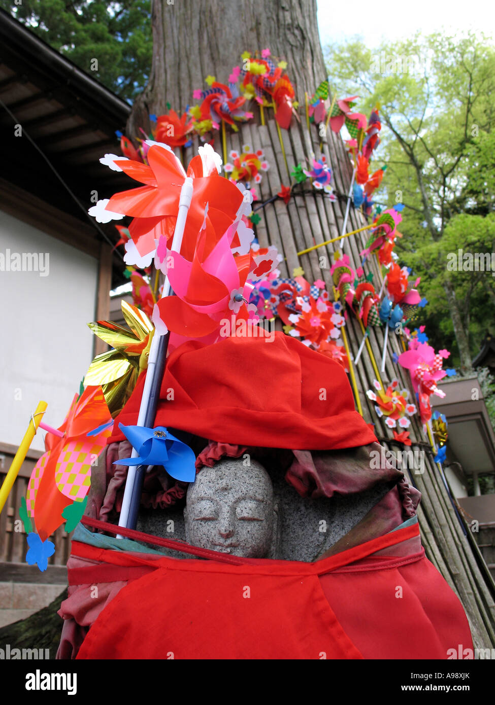 Jizo Bodhisattva figure at Jogi Nyorai temple Stock Photo - Alamy