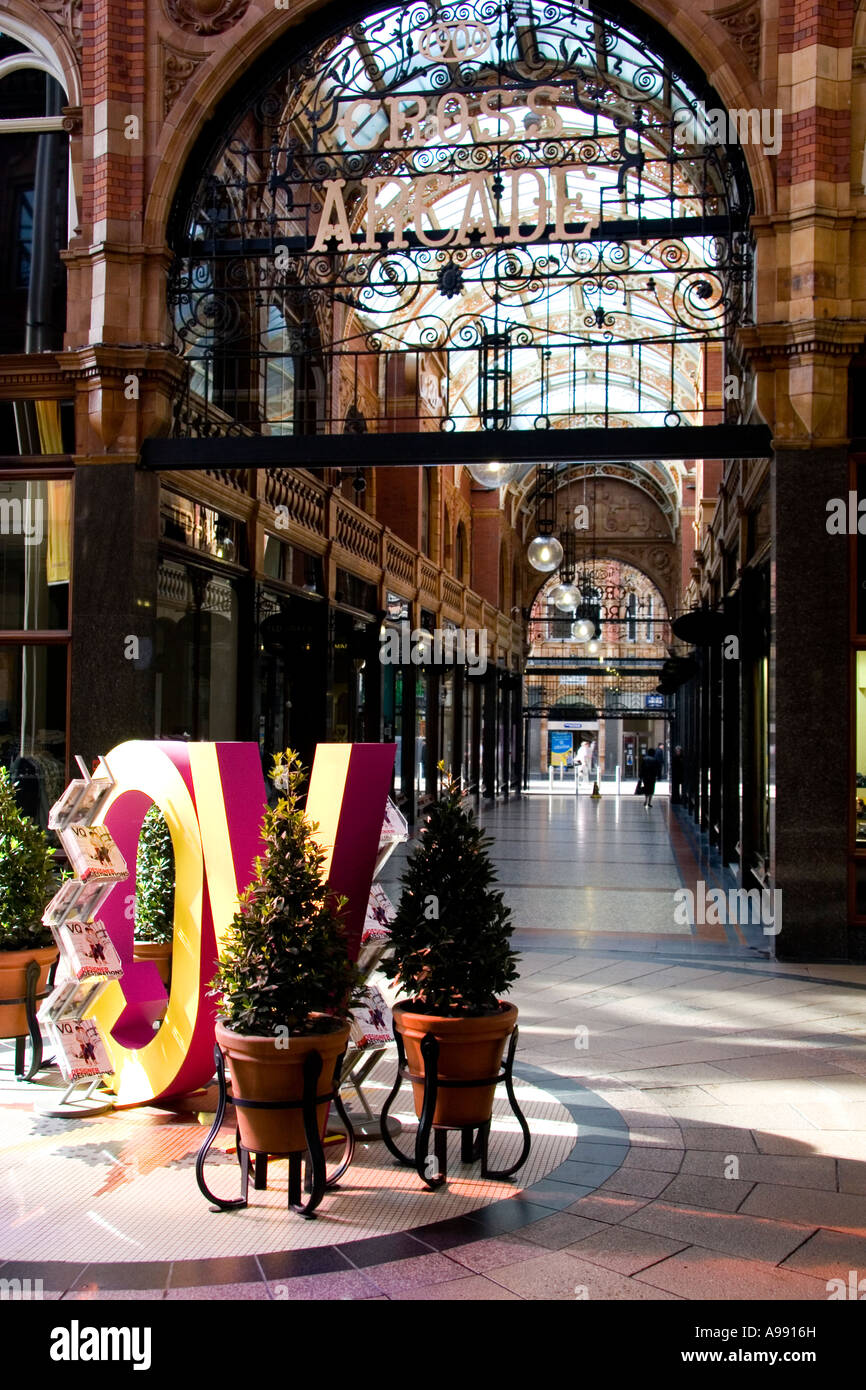 The Victoria Quarter, Leeds , Yorkshire, Uk Stock Photo - Alamy