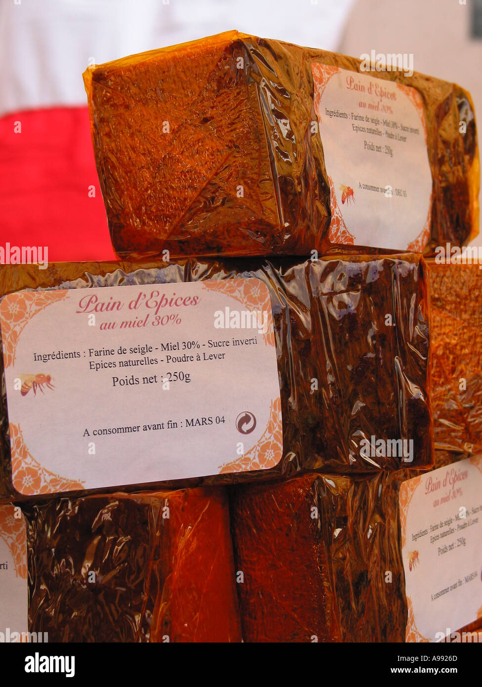 French Produce Spicy Cake Pain d epices Stock Photo - Alamy