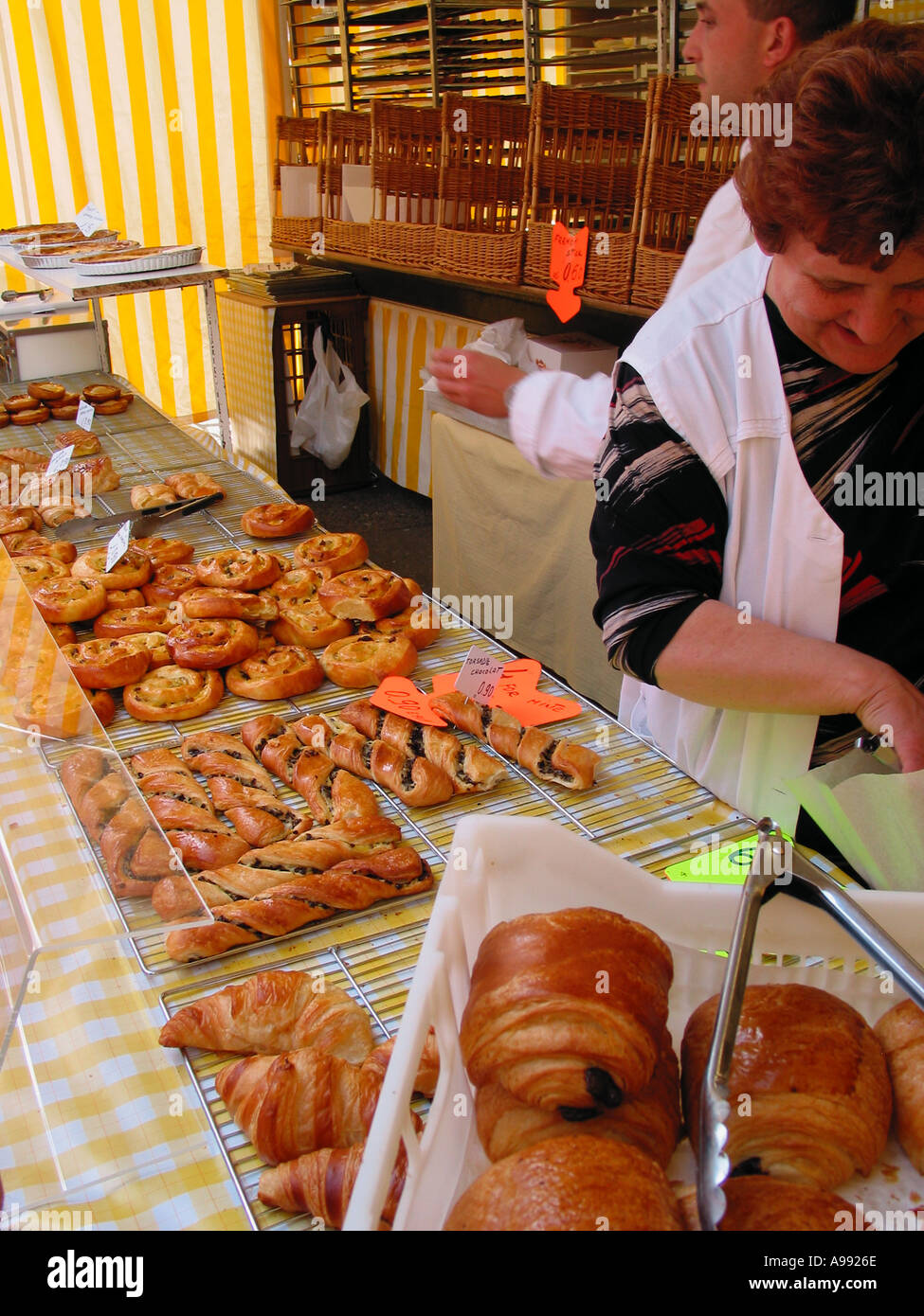 Bakery Stall France Stock Photo - Alamy