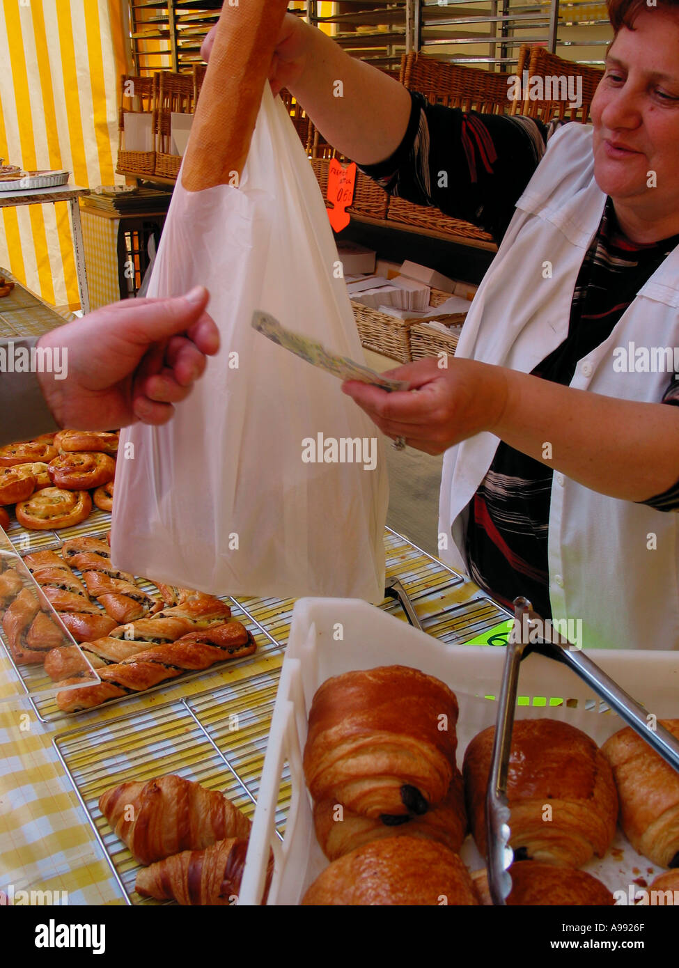 Bakery Stall, France Stock Photo - Alamy
