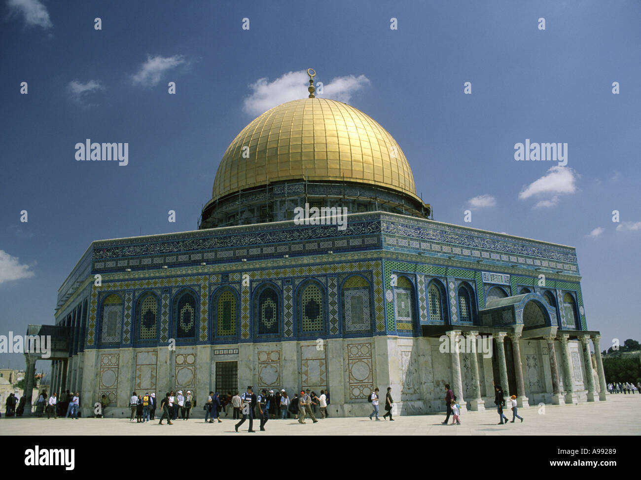 Dome of the Rock Haram Ash sharif Temple Mount Jerusalem Al Quds Israel ...