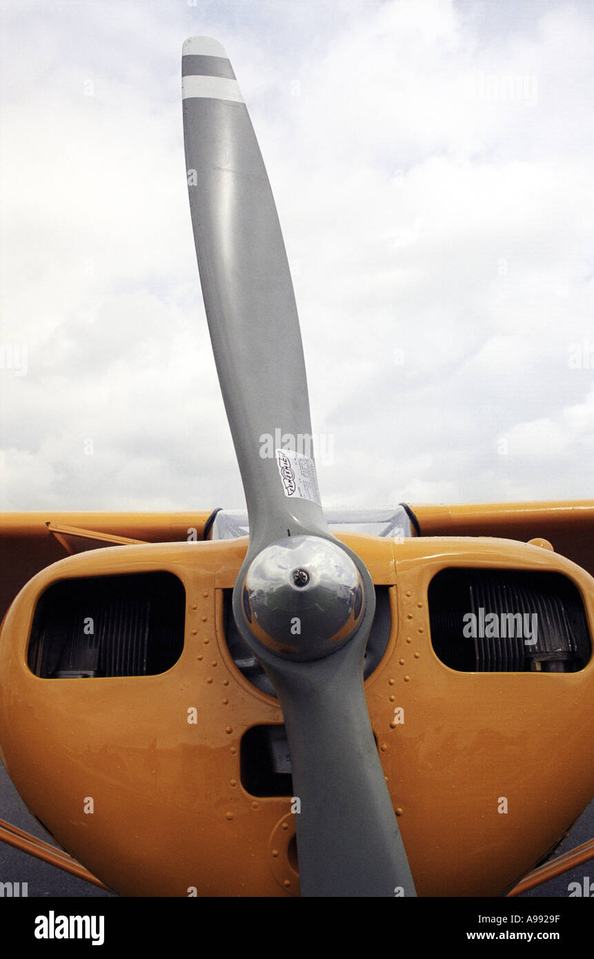 Old vintage Piper aeroplane Stock Photo - Alamy