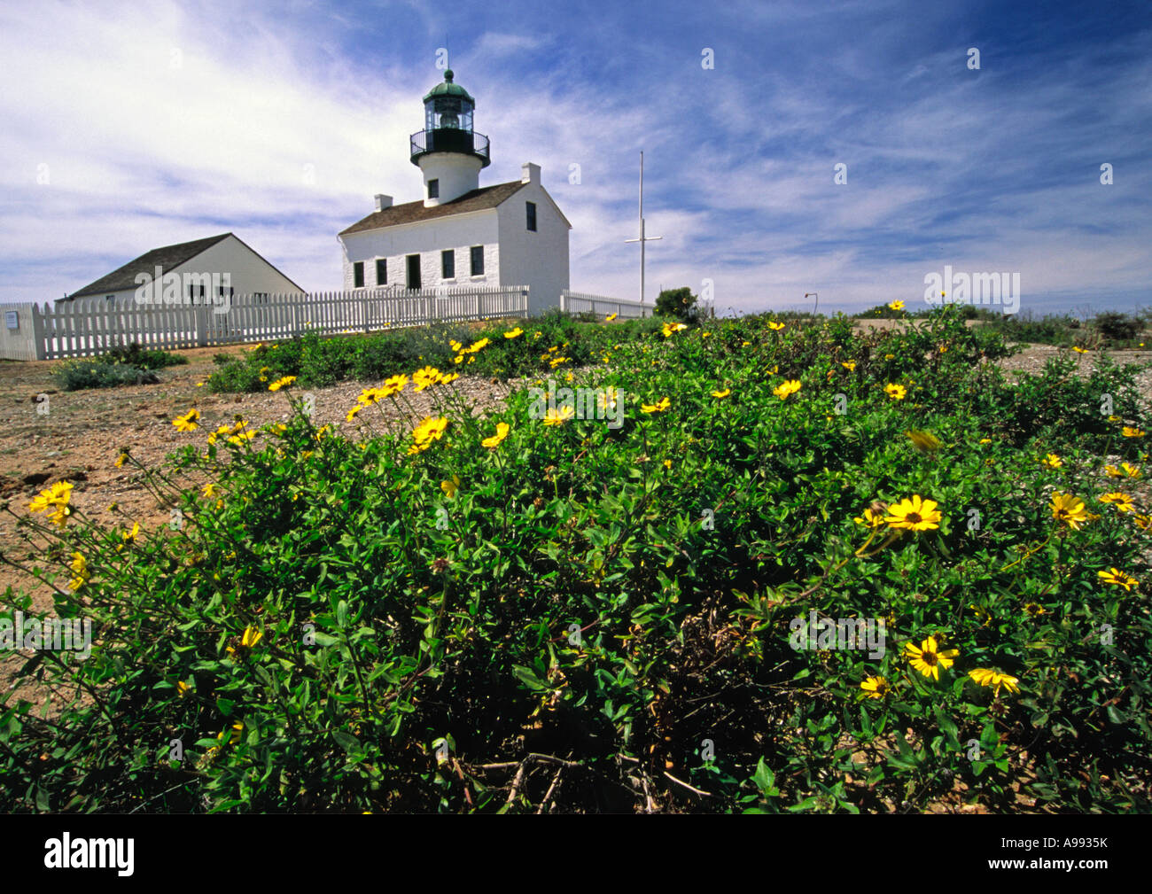 Point Loma lighthouse in San Diego California USA Stock Photo - Alamy