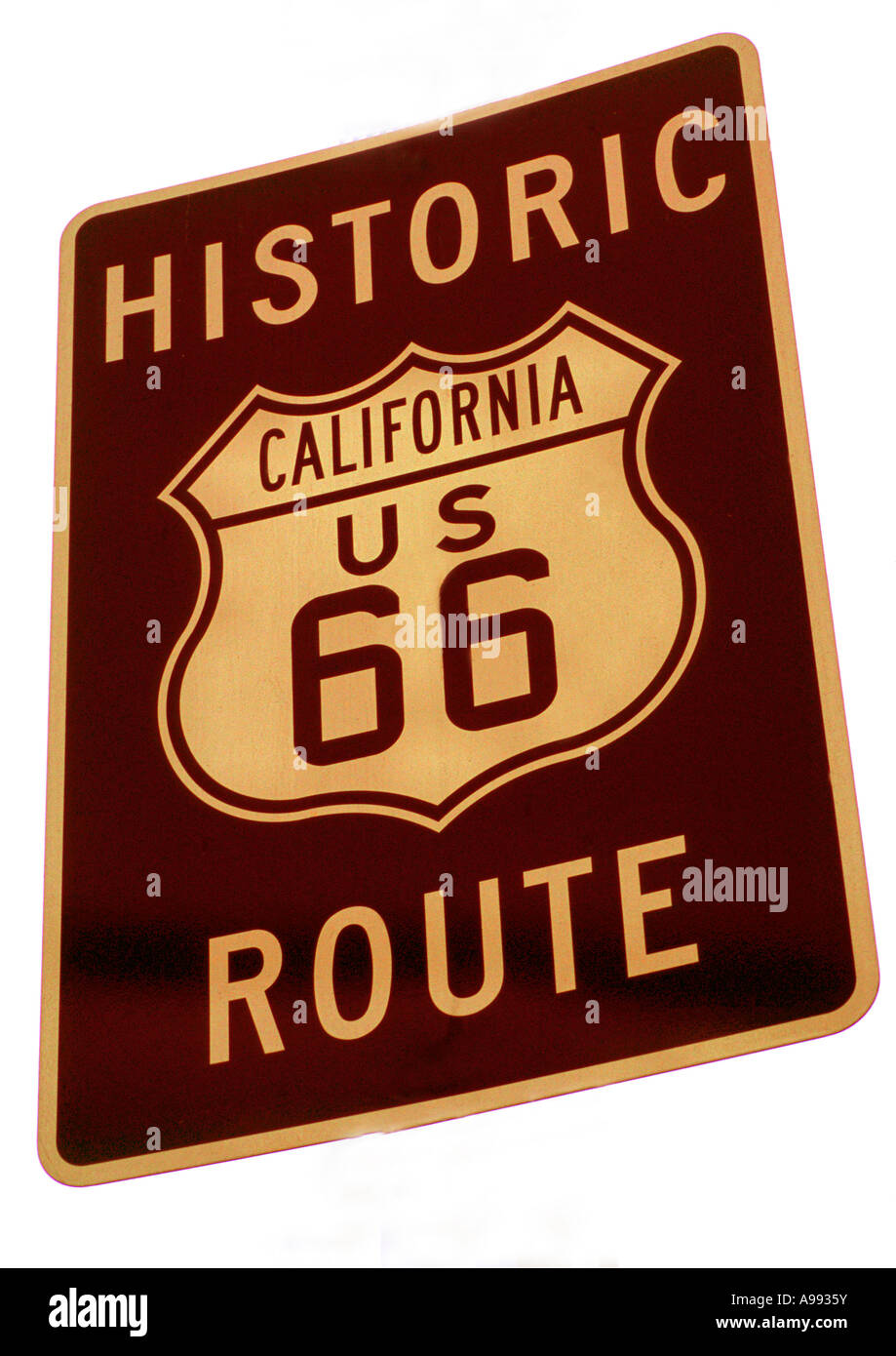 Historic route 66 Cut Out Stock Images & Pictures - Alamy