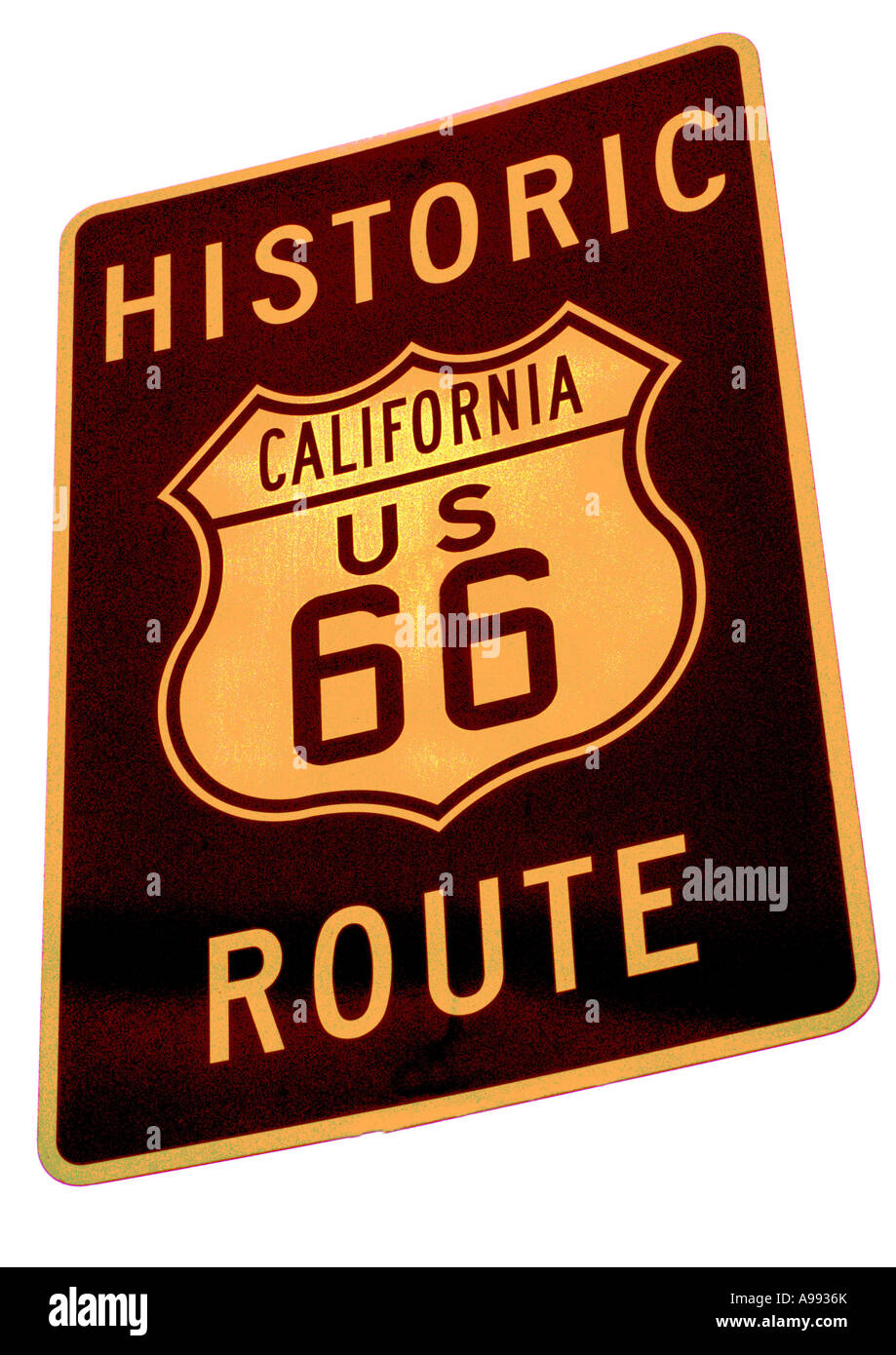 route 66 sign Stock Photo - Alamy