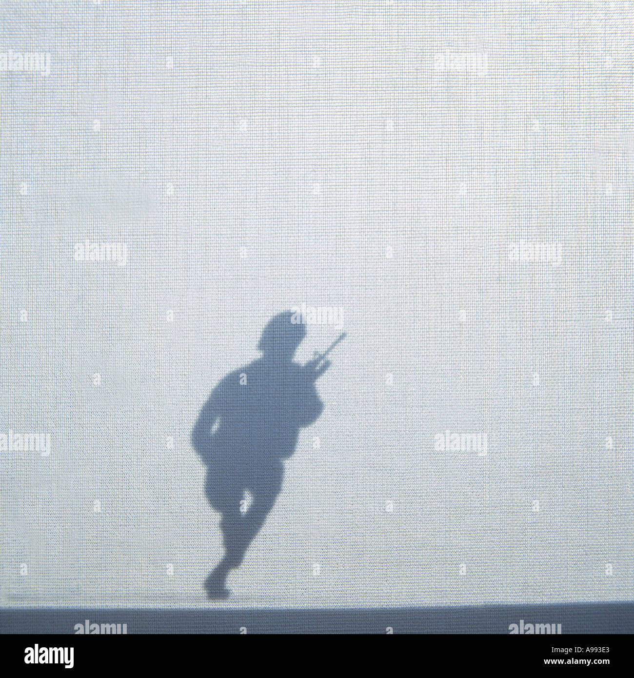 Shadow of Soldier Stock Photo - Alamy