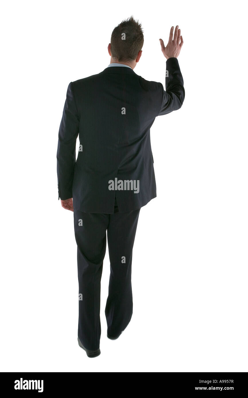 Worker goodbye Cut Out Stock Images & Pictures - Alamy