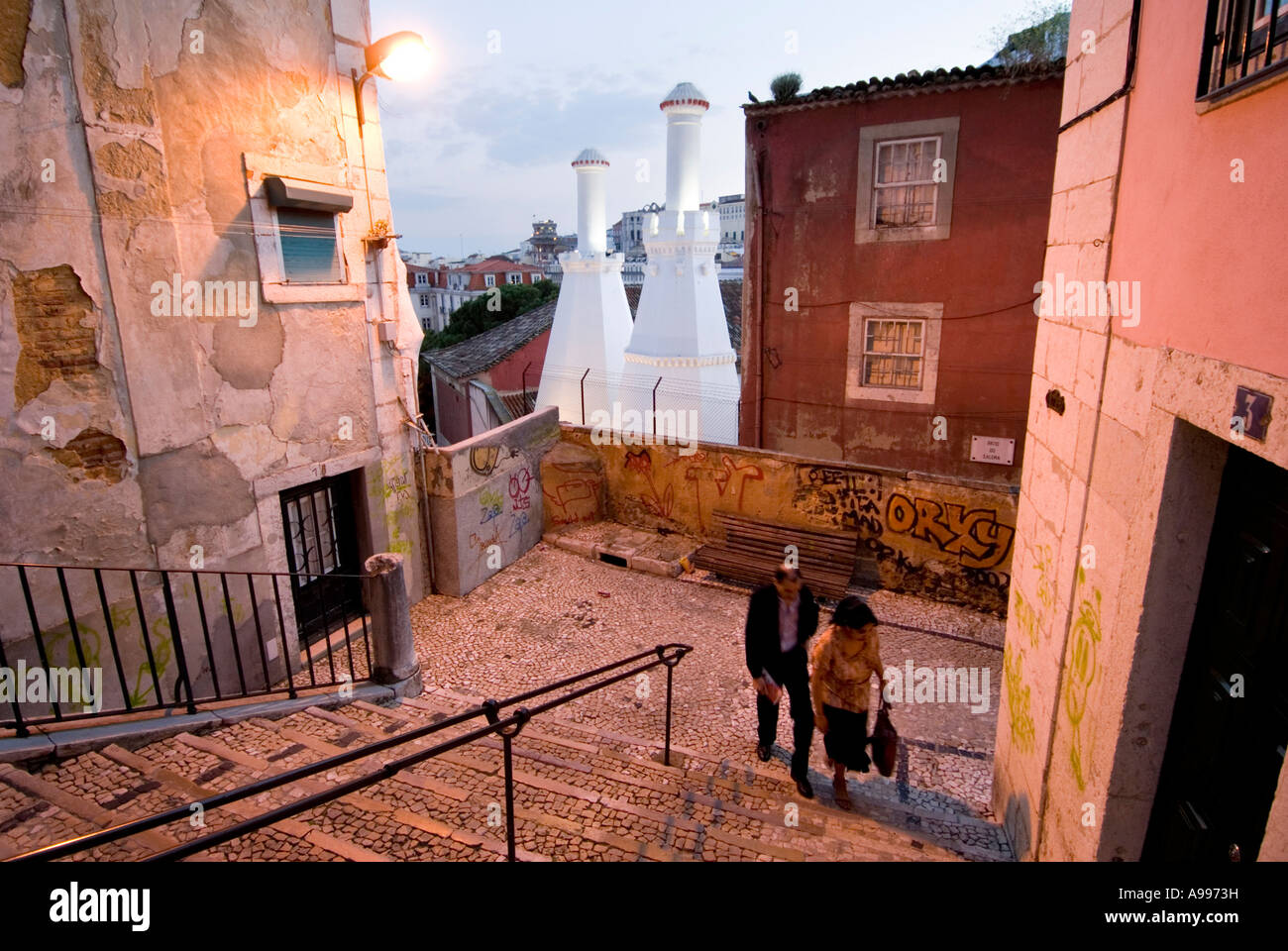 Portugal lisbon beco hi-res stock photography and images - Alamy
