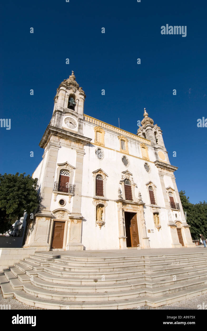 The baroque church of Igreja do Carmo in Faro Portugal Stock Photo - Alamy