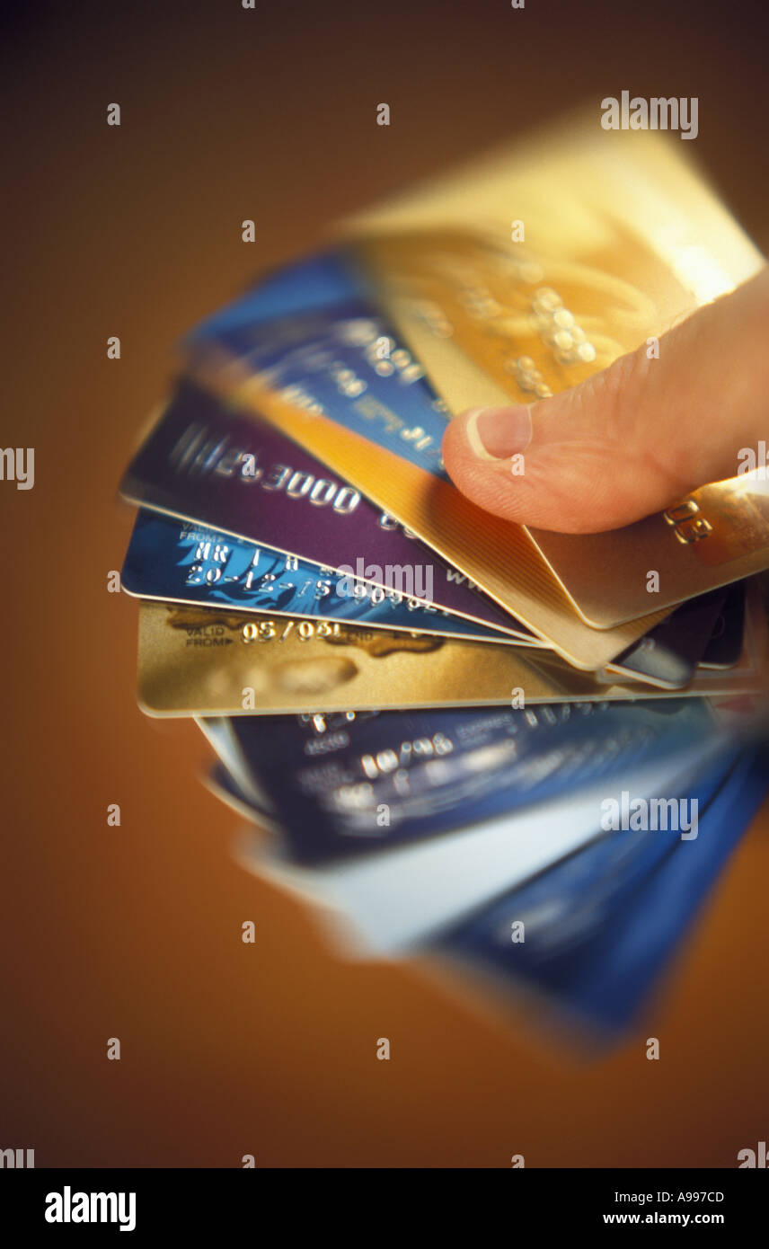 Handful of cards hi-res stock photography and images - Alamy