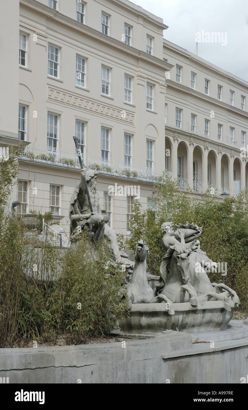 Neptunes fountain in the promenade Cheltenham Stock Photo - Alamy