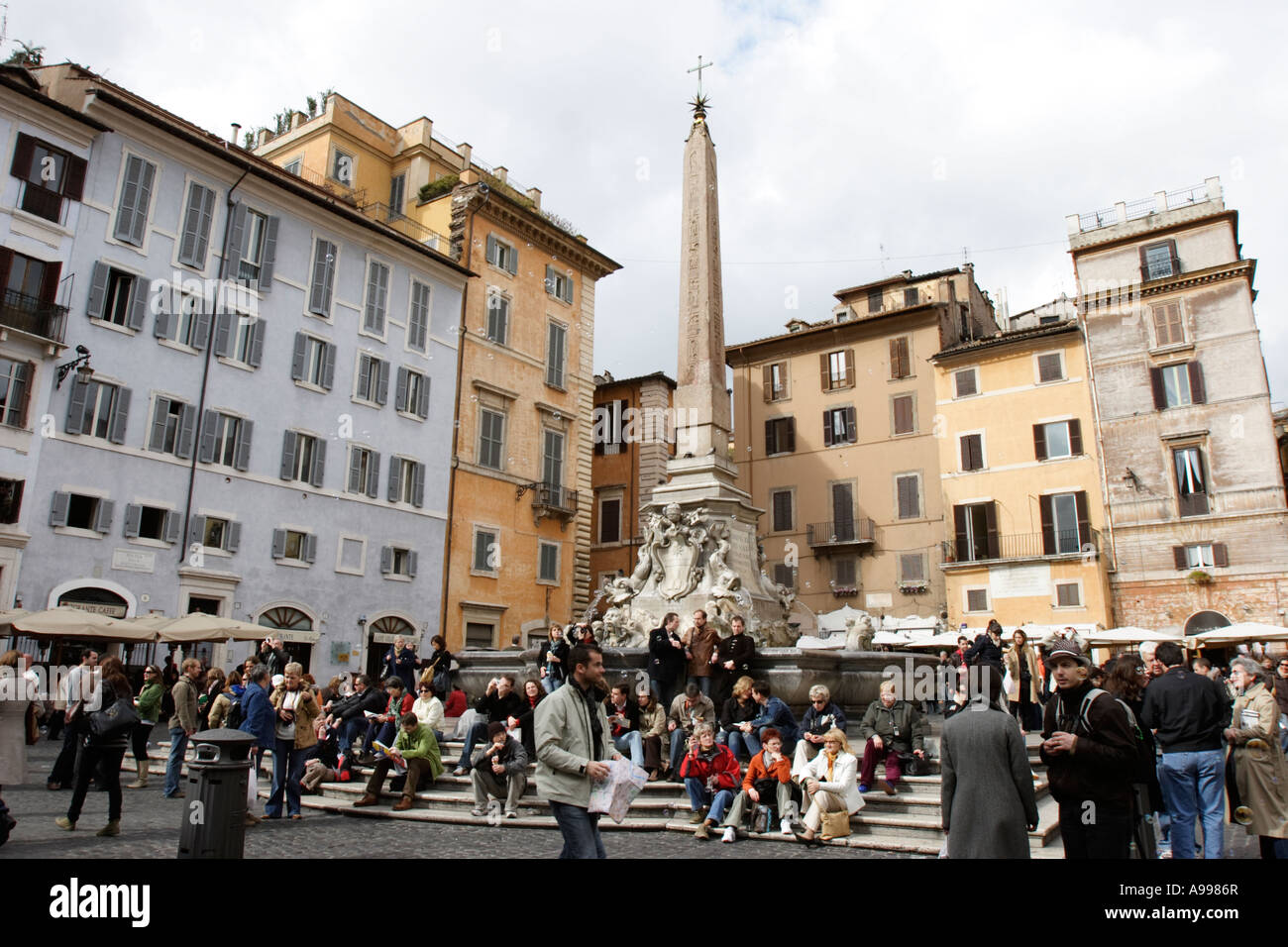 Piazza della Rotunda Rome Italy Stock Photo - Alamy