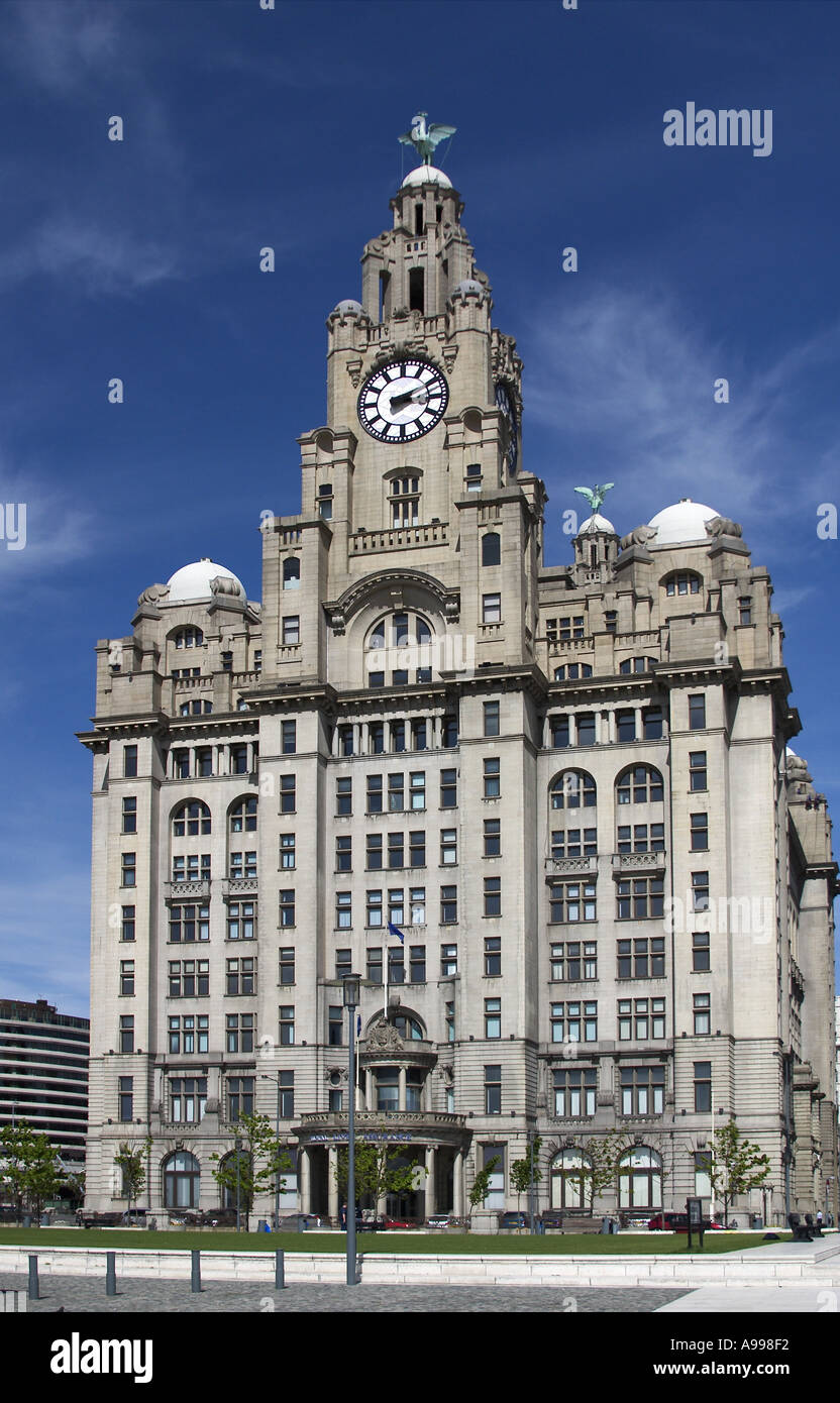 Liver Buildings Liverpool Pier Head Stock Photo - Alamy