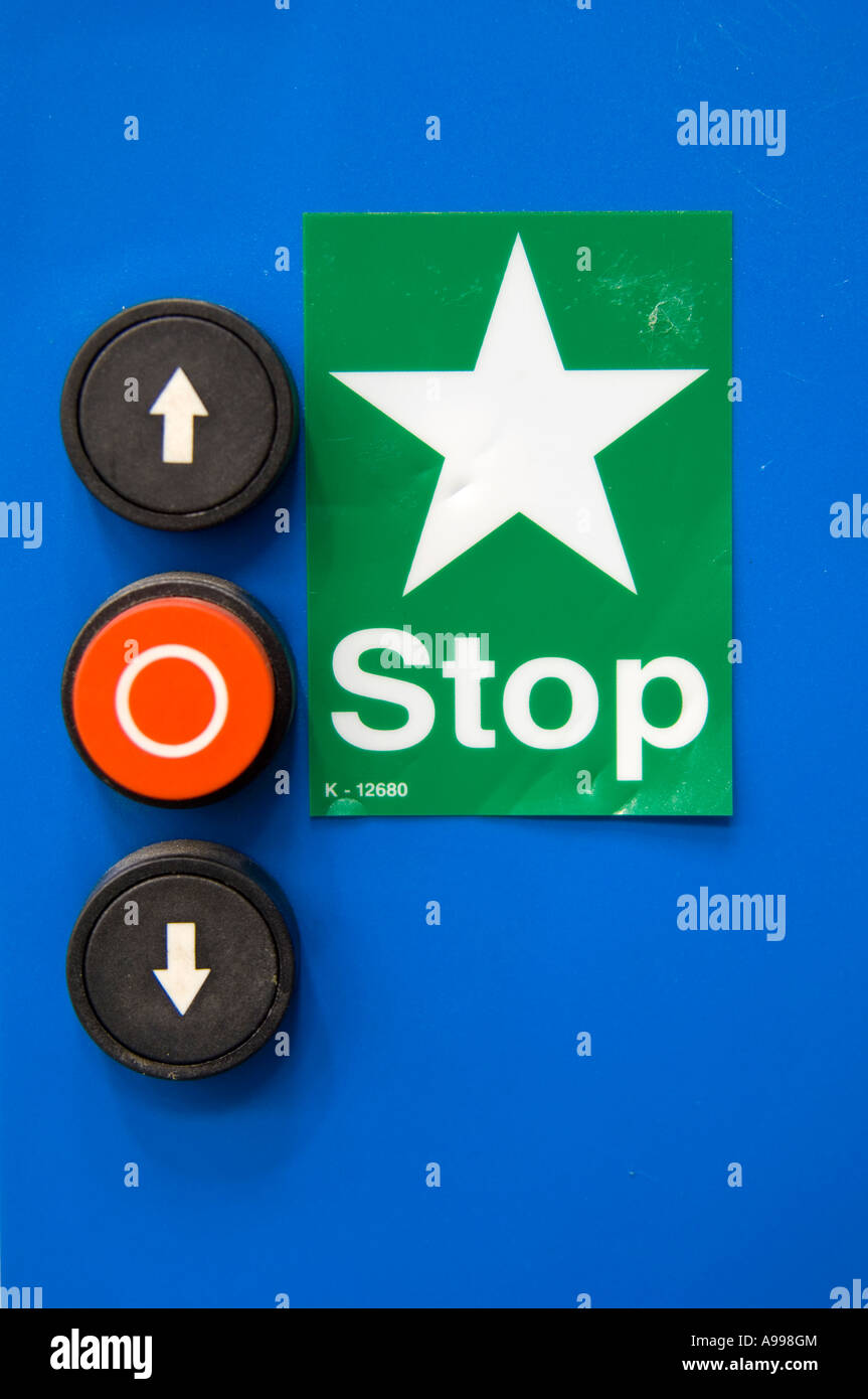 Emergency stop switches hi-res stock photography and images - Alamy