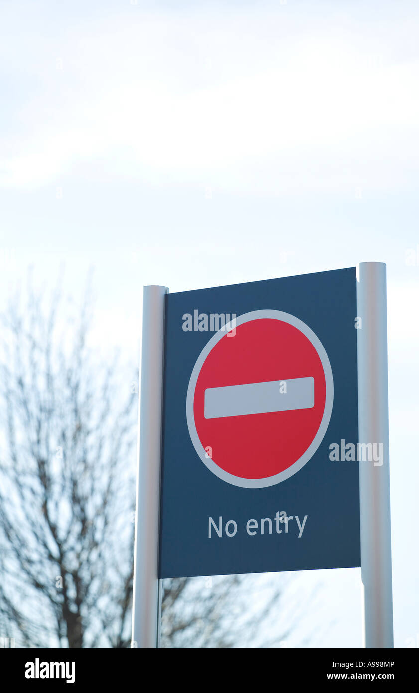 No Entry sign Stock Photo - Alamy