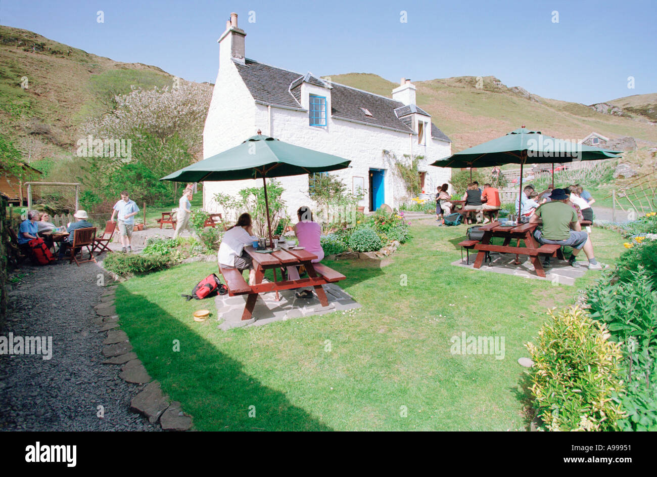 Tearoom on Kerrera Stock Photo - Alamy