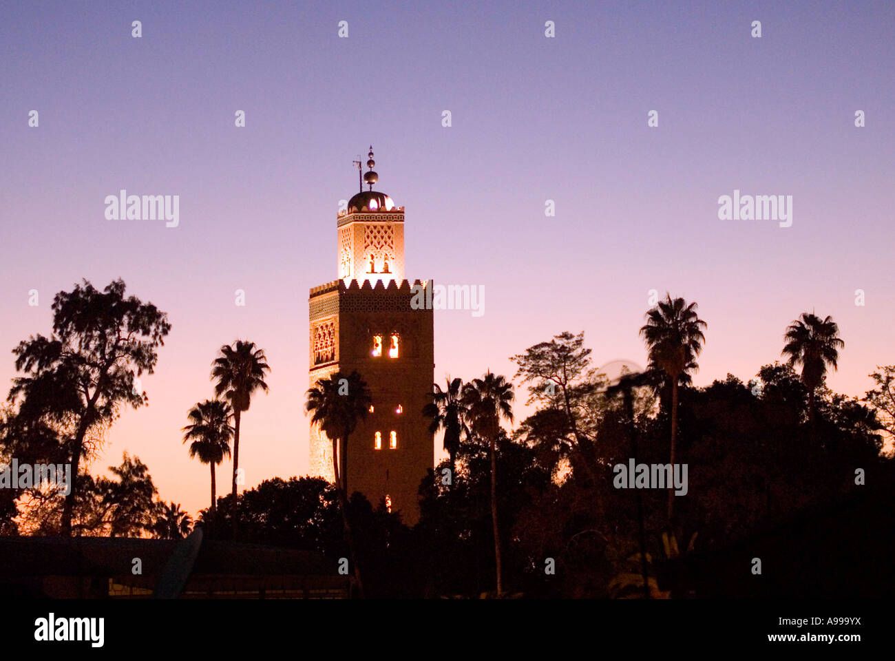 The Koutoubia Mosque in Marrakesh Morocco Stock Photo - Alamy