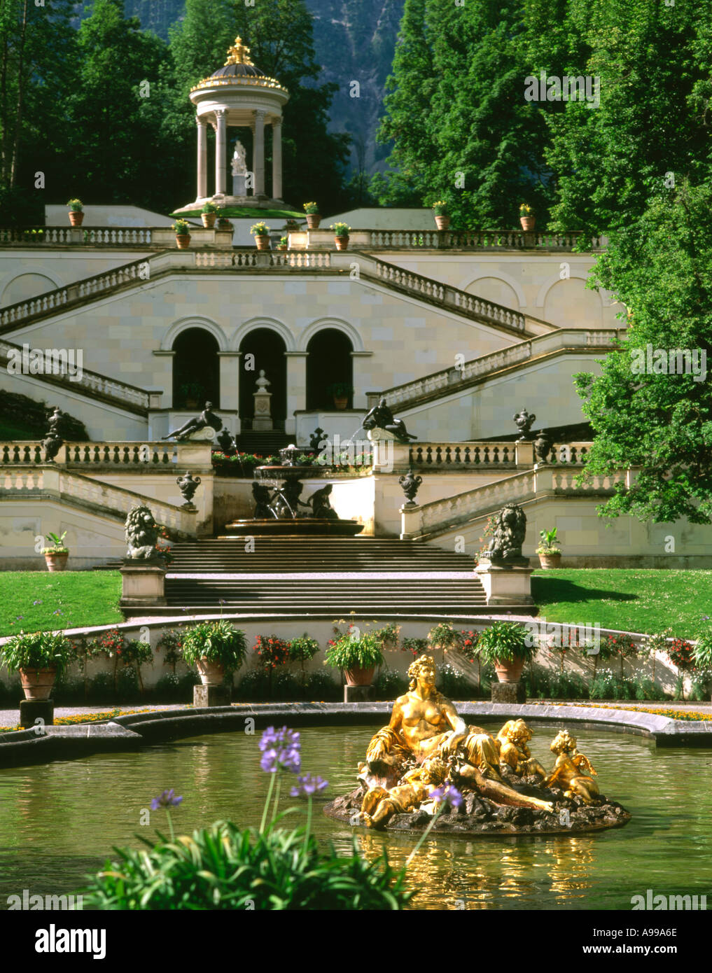 Germany Linderhof gardens Stock Photo - Alamy