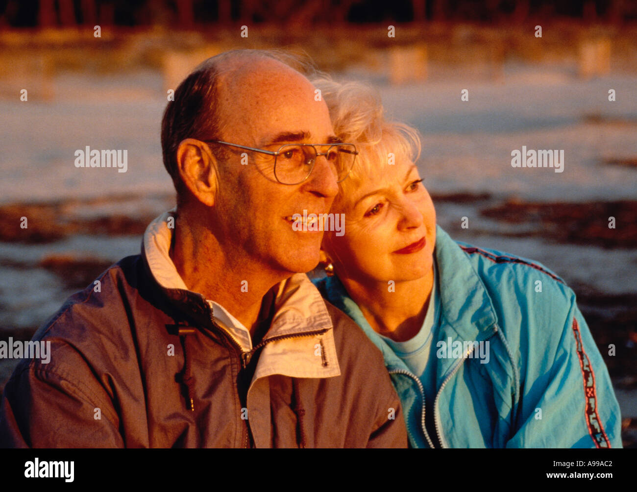 Older senior citizens in love pair portraits of married couple hi-res ...