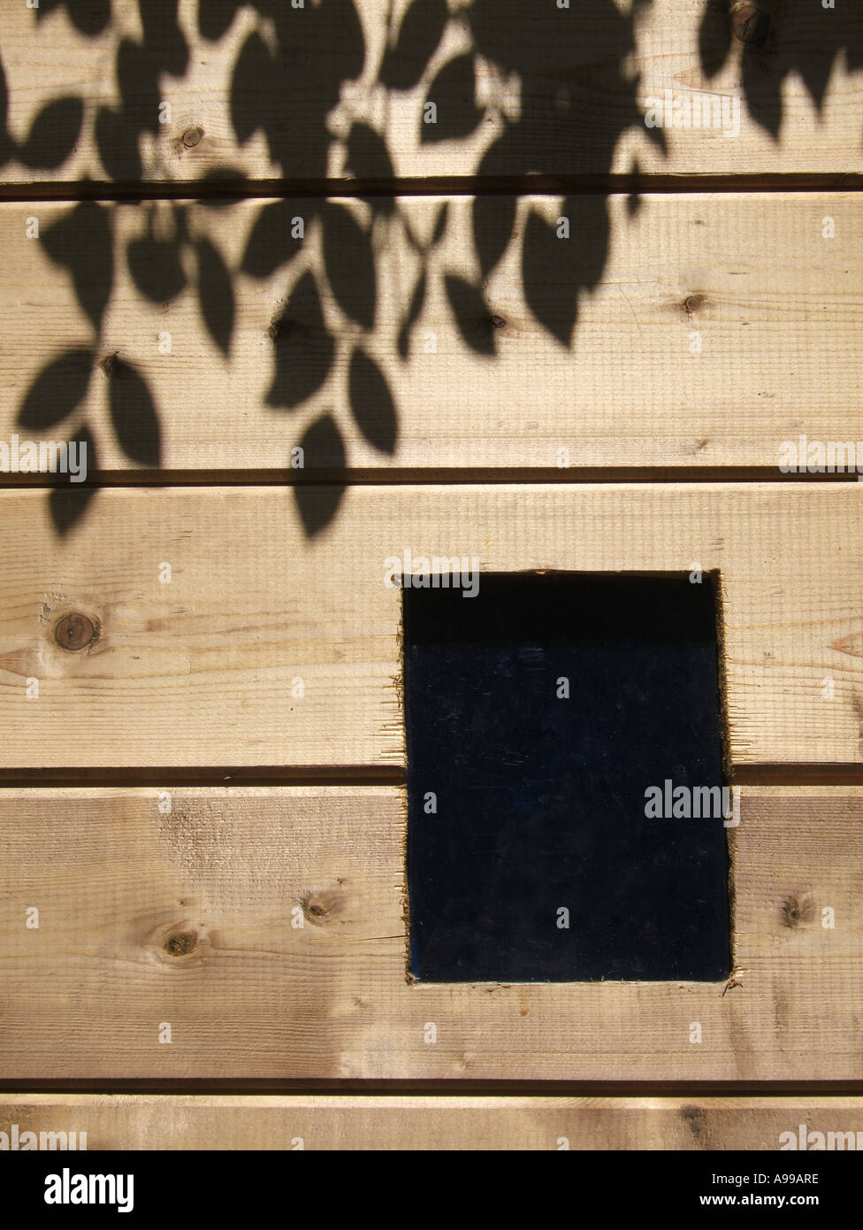 small window in wooden cabin Stock Photo - Alamy