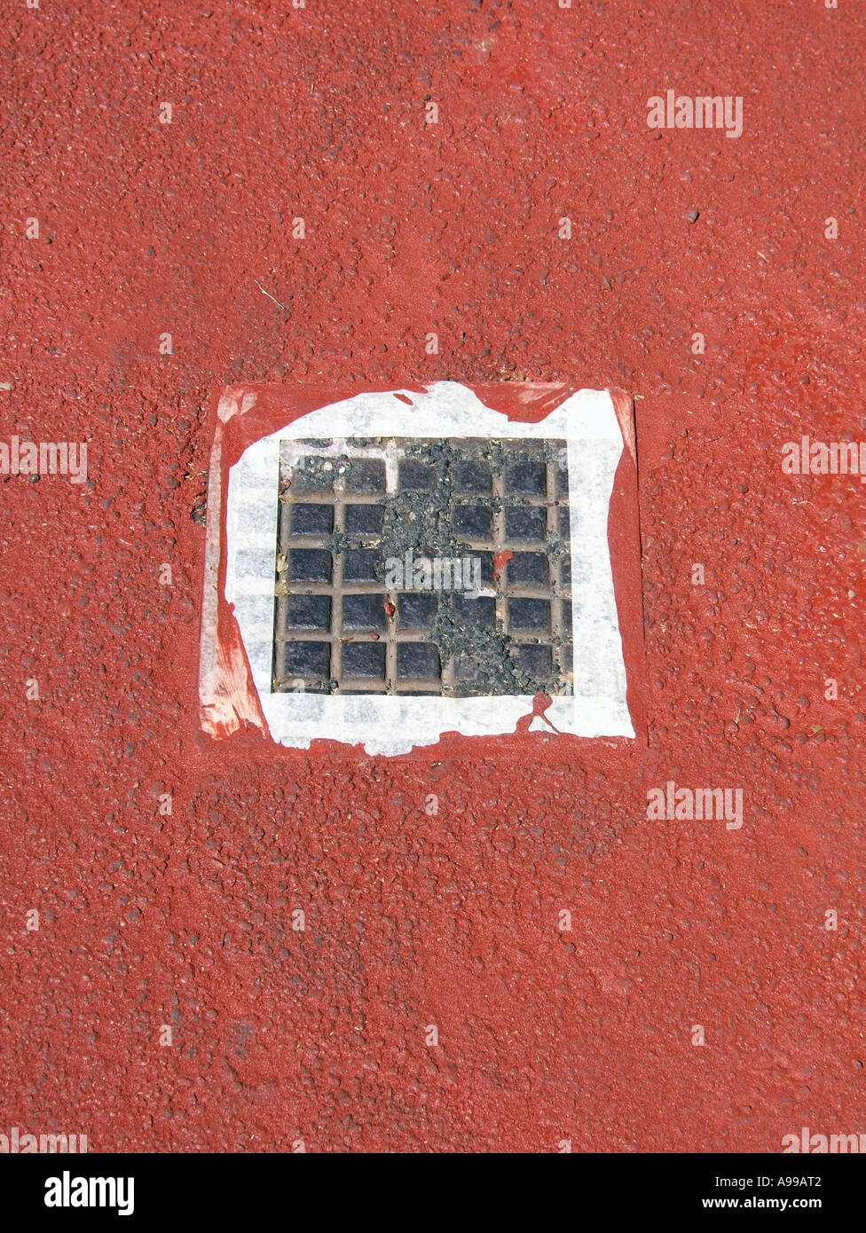 road maintenance -repainting Stock Photo - Alamy