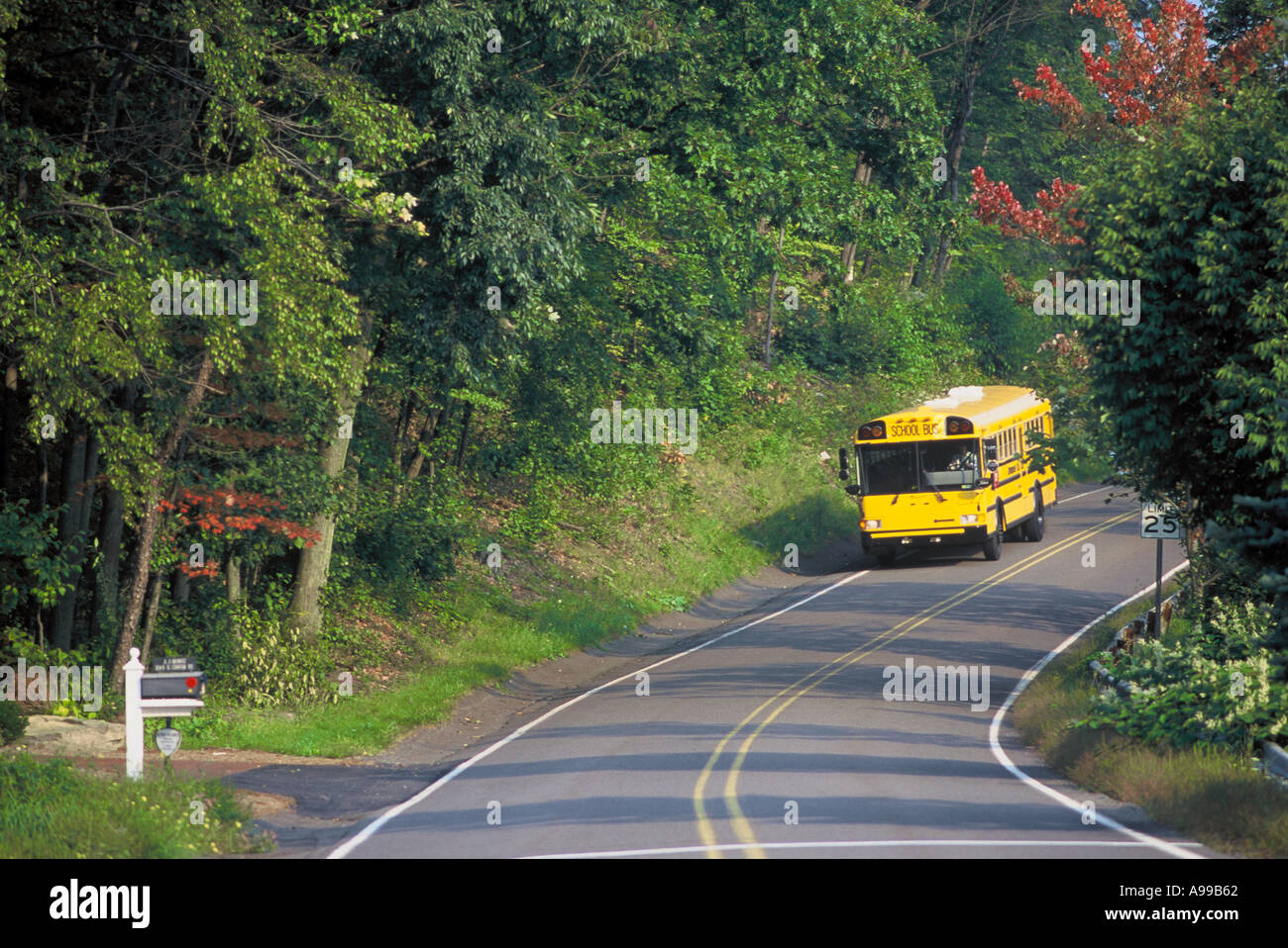 Bus On Winding Road High Resolution Stock Photography and Images - Alamy