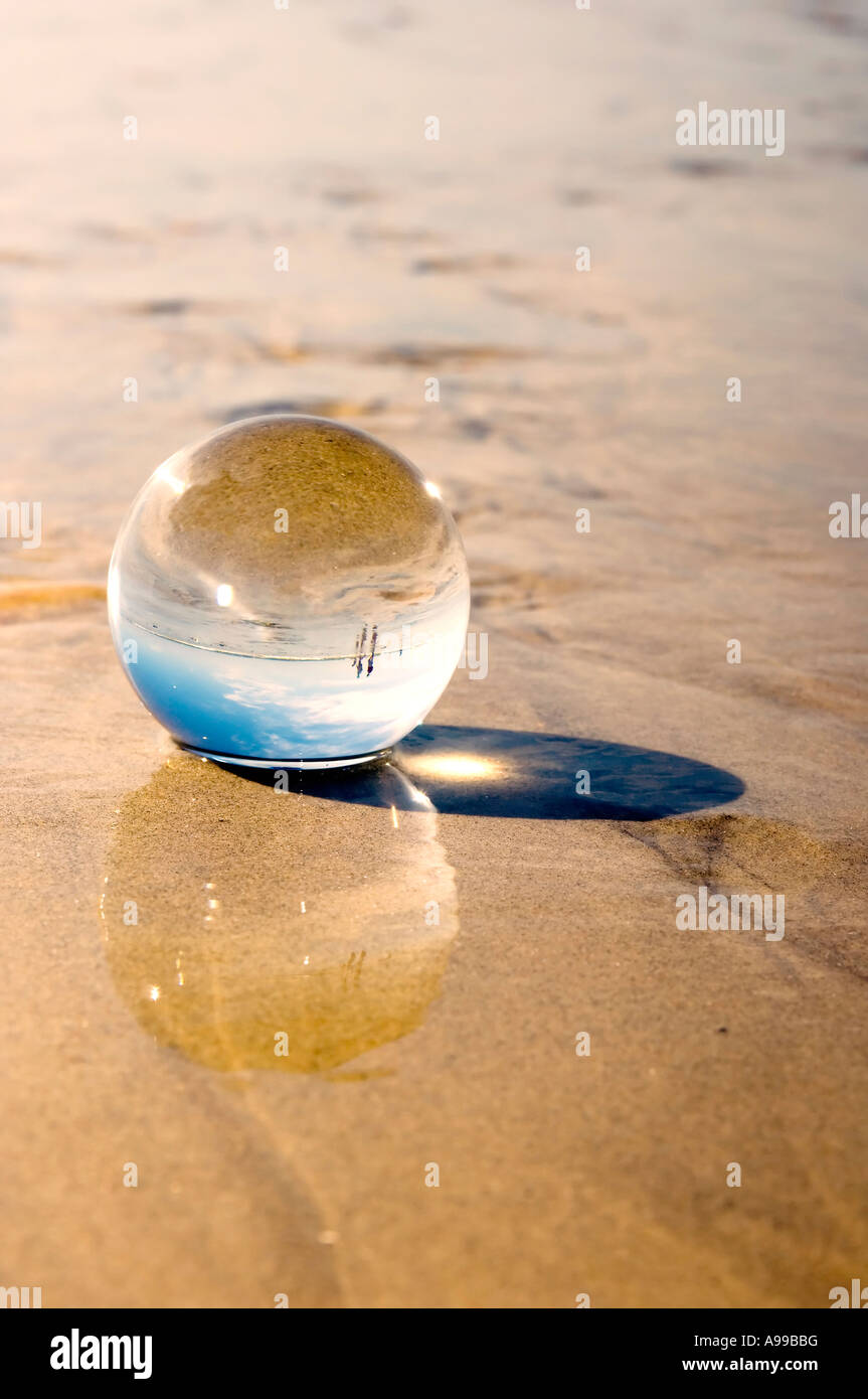 Glass ball distortion hi-res stock photography and images - Alamy