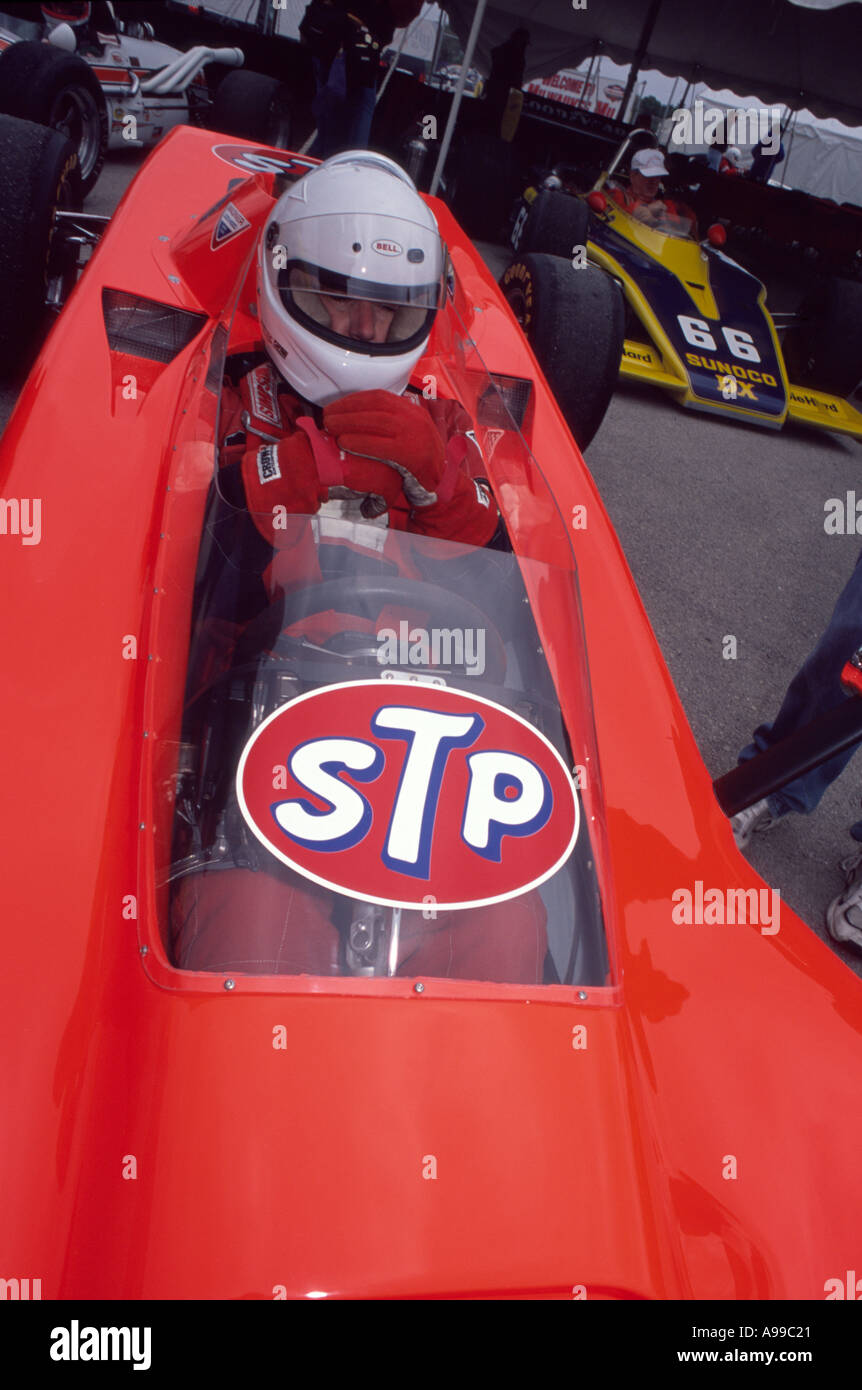 1968 STP Lotus 56 Turbine owned by Bruce Linsmeyer and driven here at ...