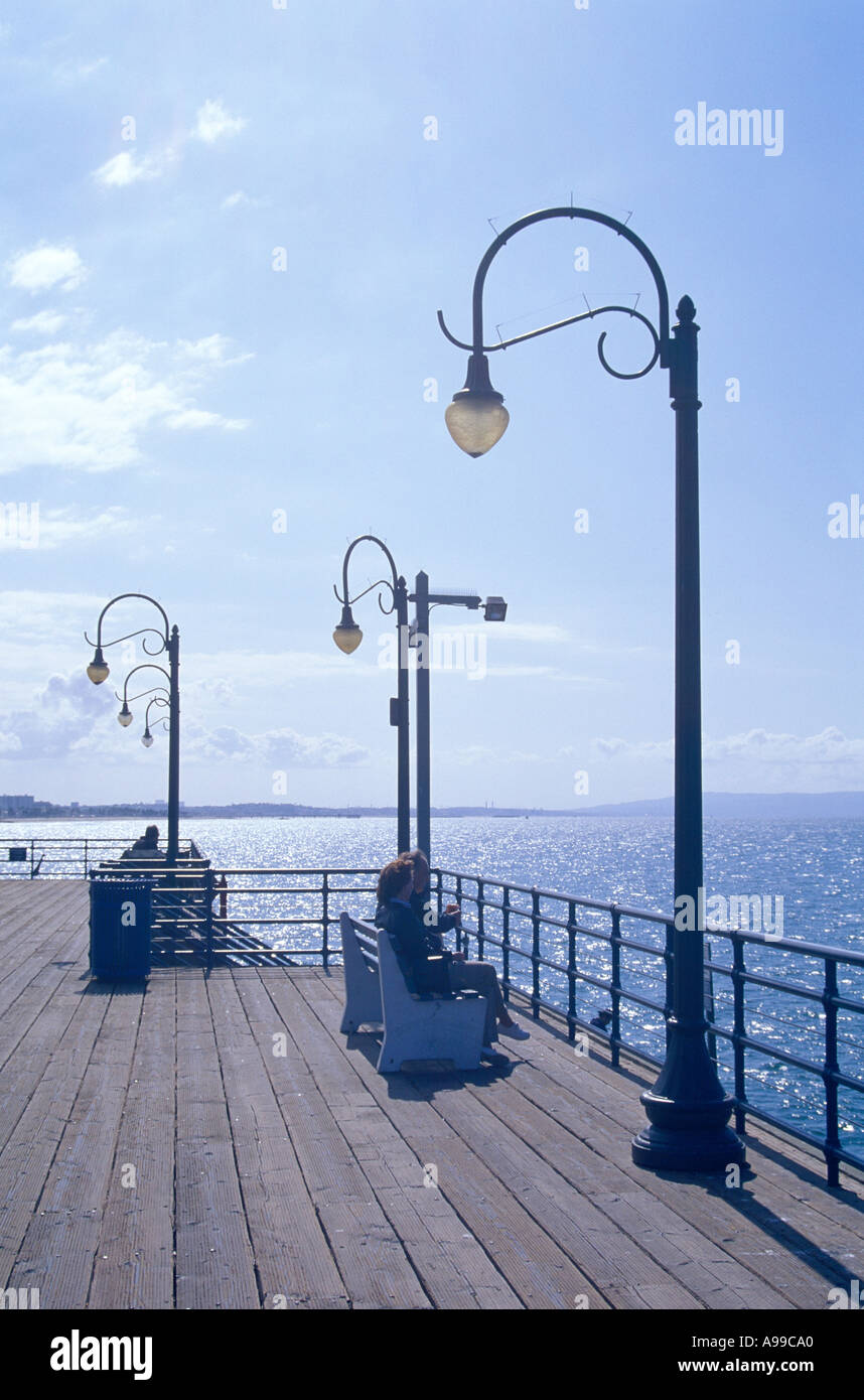 Pier sitting relaxing bench benches hi-res stock photography and images ...
