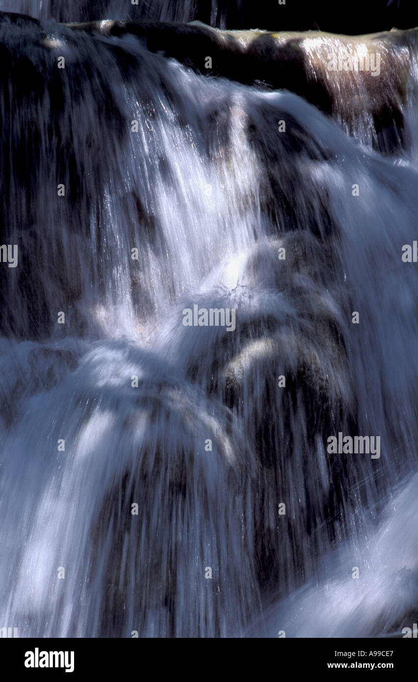 Dunns River Falls Ocho Rios Jamaica Stock Photo - Alamy